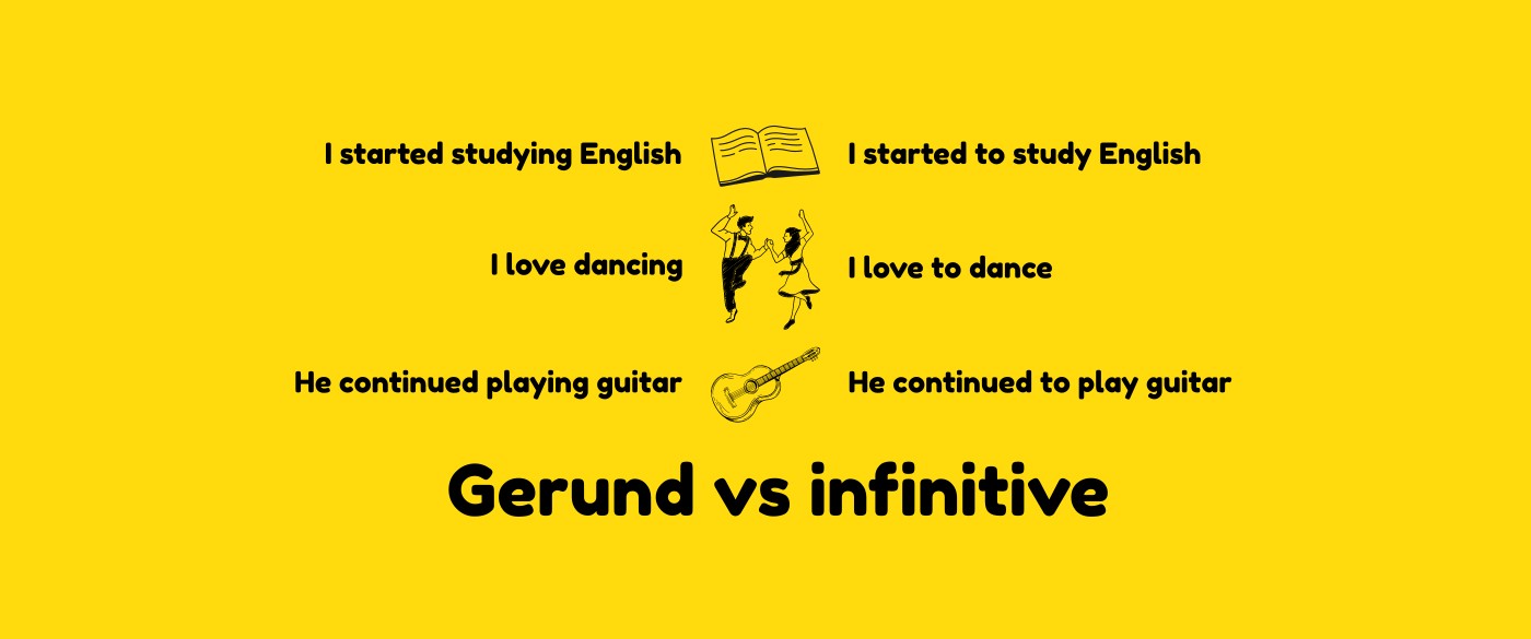 Gerund vs infinitive — Jak używać? — Przykłady | Chatschool