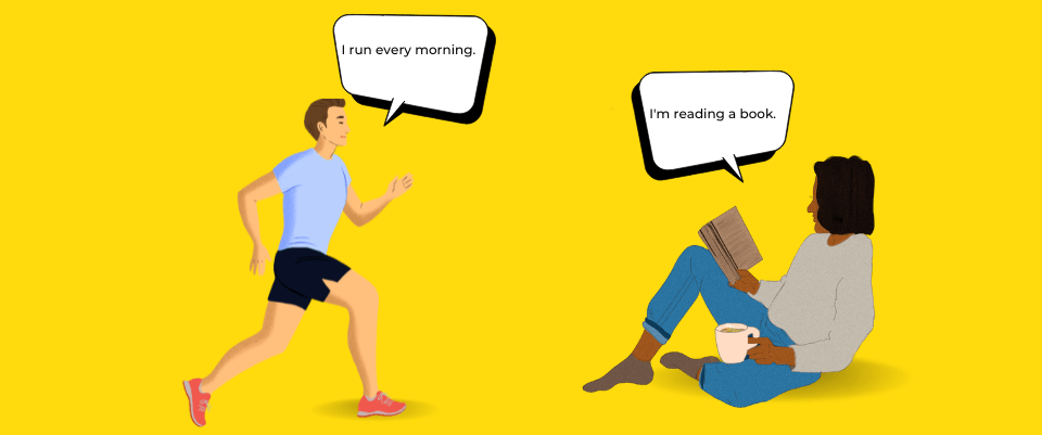 Present Simple a Present Continuous — porównanie | Chatschool